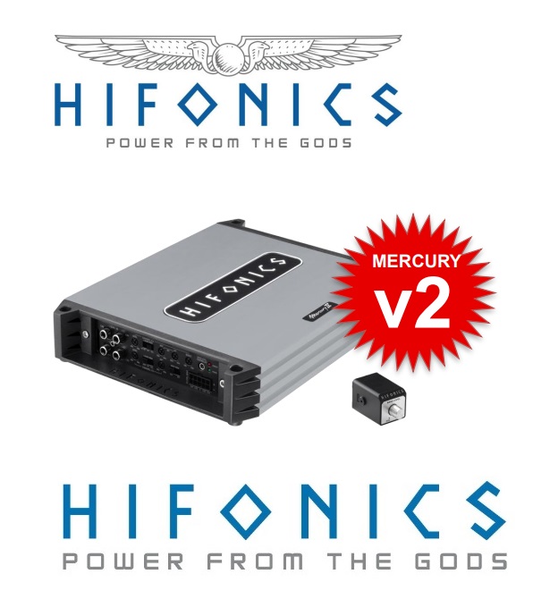 Hifonics MER4V2 MERCURY IV v2 Class A/B Analog 4-Kanal Verstärker 1000 Watt